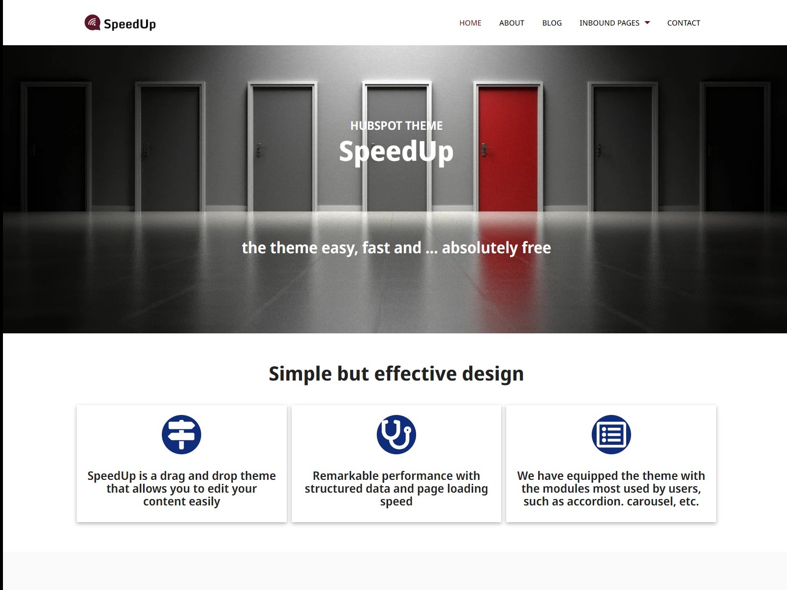 SpeedUp Theme by ICT Sviluppo Srl